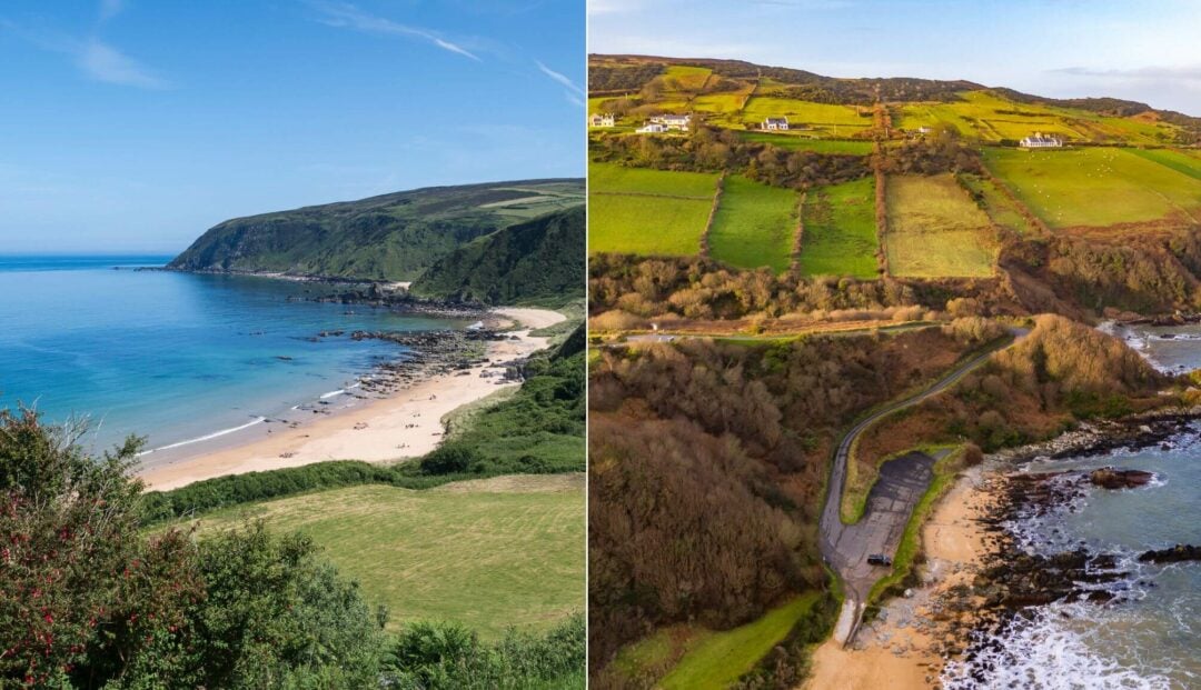 Kinnagoe Bay: Parking, Viewpoint + Map