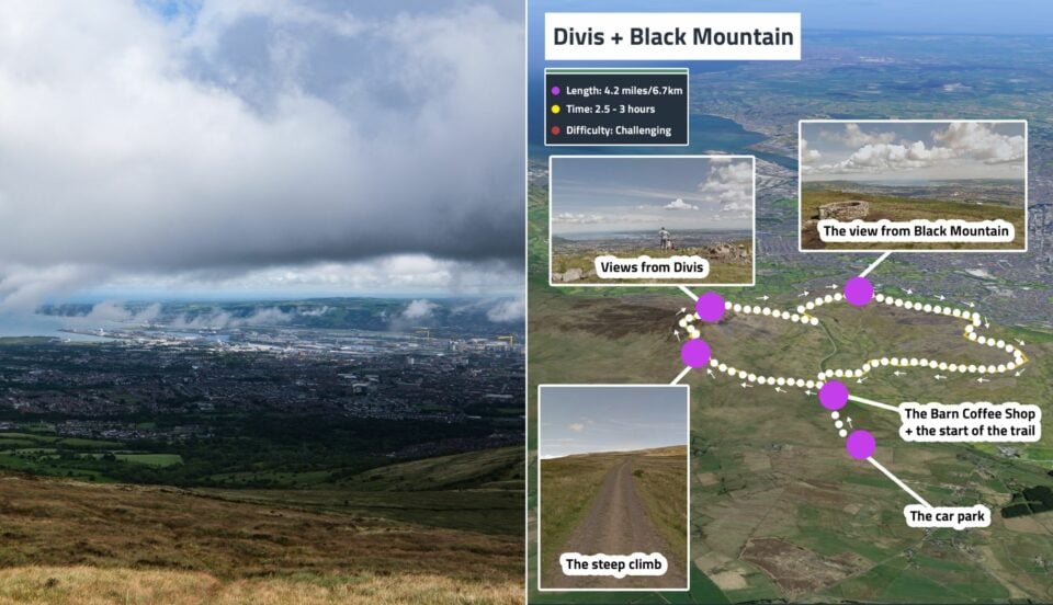 Divis + Black Mountain Walks: Maps + Trail Guides