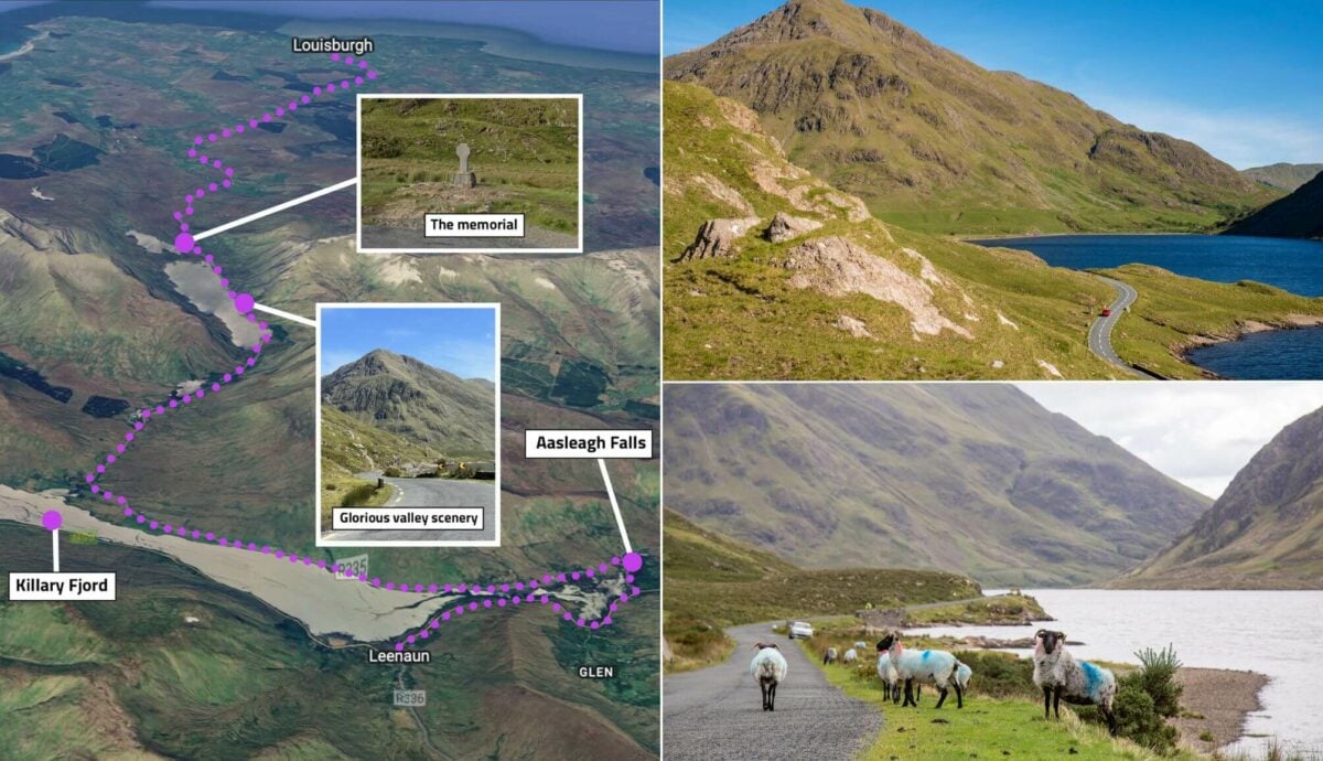 Leenaun To Louisburgh Drive Guide (Best View + Map)