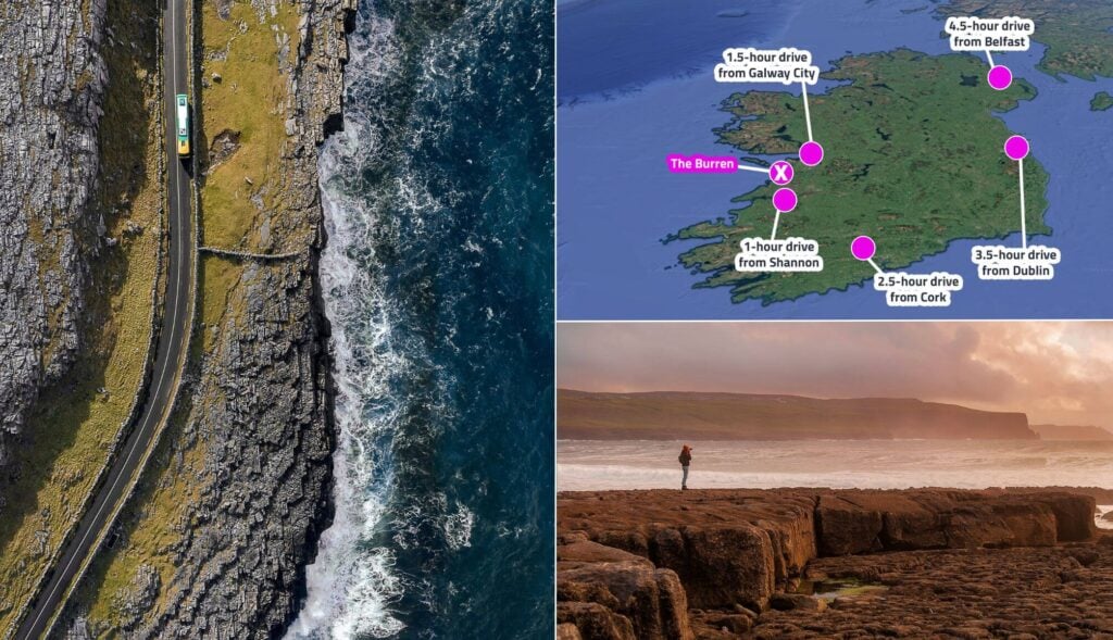 Burren National Park: Attractions, The Drive + Map
