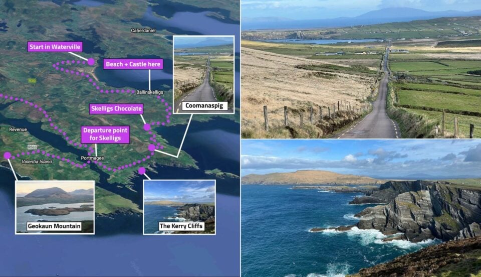 Skellig Ring Drive Guide (Includes Google Map With Stops)