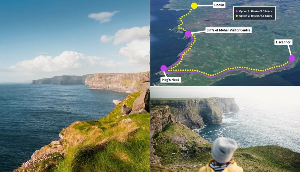 The Cliffs of Moher Liscannor Walk: Trail Guide + Map