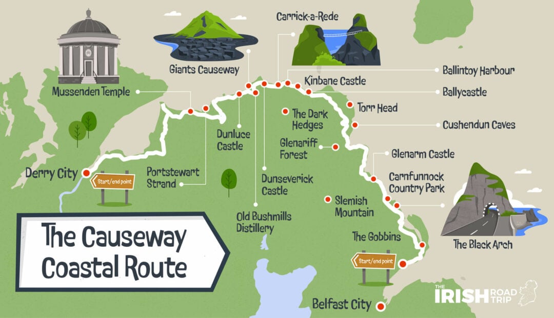 Causeway Coastal Route: Stops, Map + Itinerary (2025)