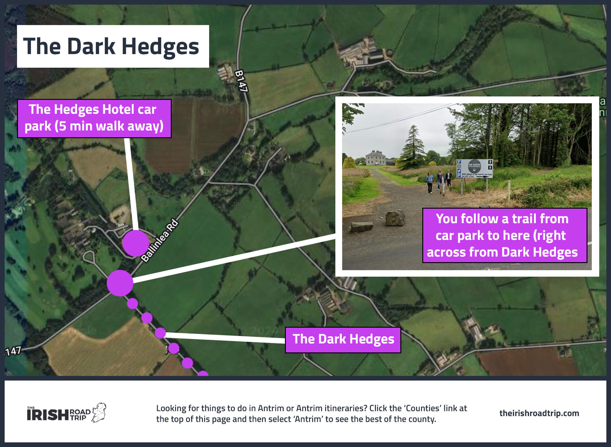 The Dark Hedges: Parking, History + Why I Avoid