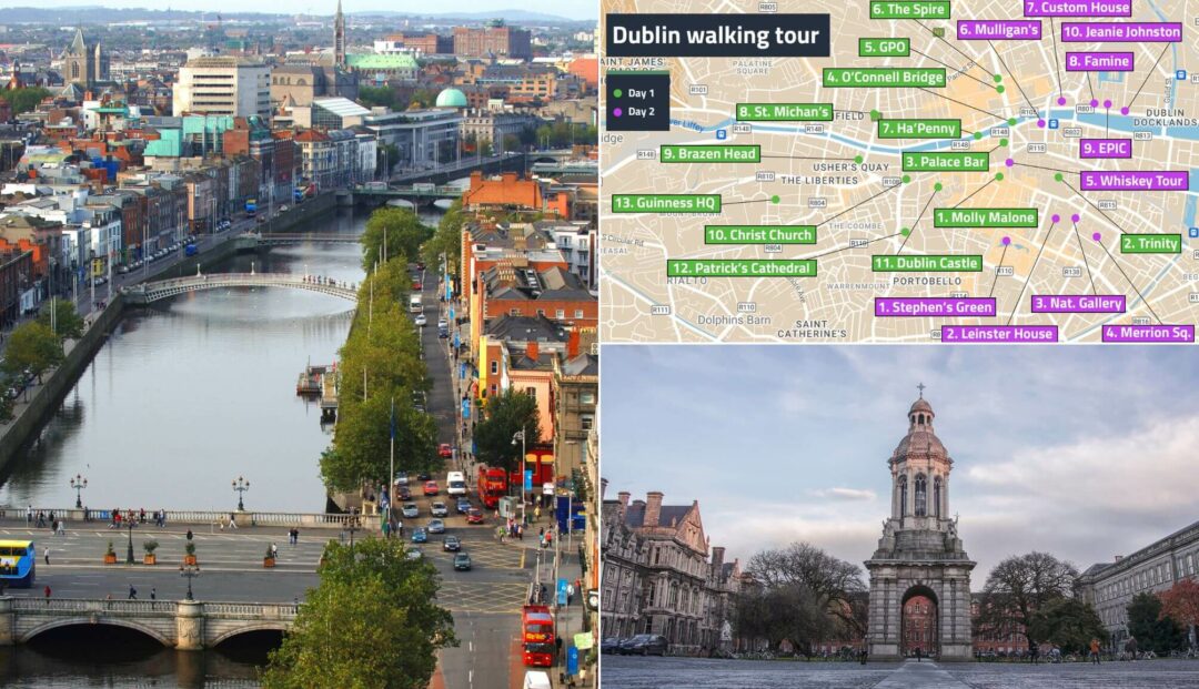 Best Self-Guided Walking Tour of Dublin (With Map)