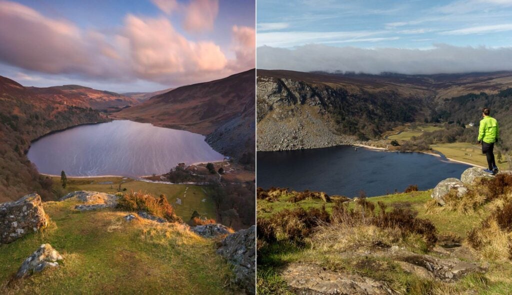 Lough Tay (Guinness Lake): Walks, Viewpoints + Map