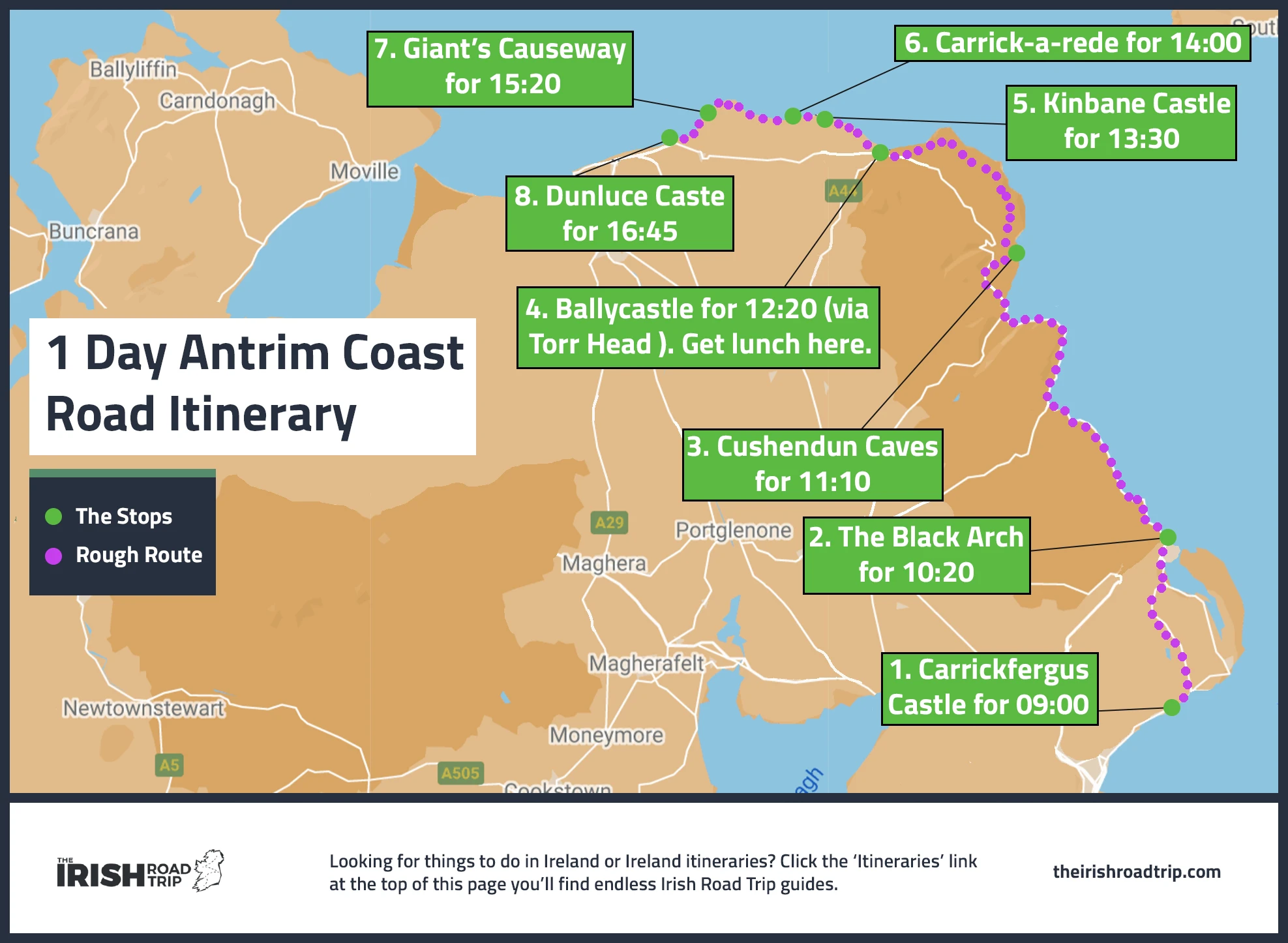 Causeway Coastal Route: Stops, Map + Itinerary (2024)