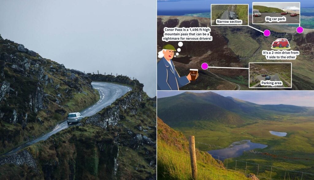 Conor Pass: Driving it Safely + Map With Parking/Waterfall