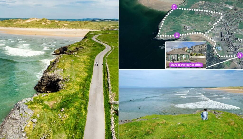Rougey Cliff Walk Bundoran: Map + Trail Guide