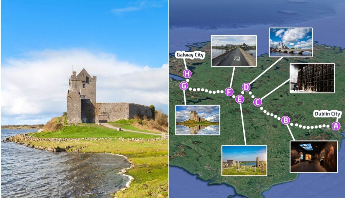 The Drive From Dublin to Galway (Best Stops + Map)