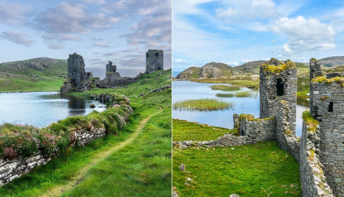 Visiting Dunlough Castle: History + Map Of The Walk
